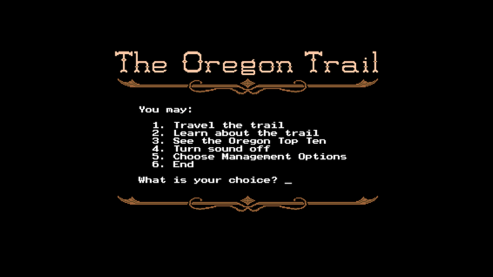 The Oregon Trail - Play game online